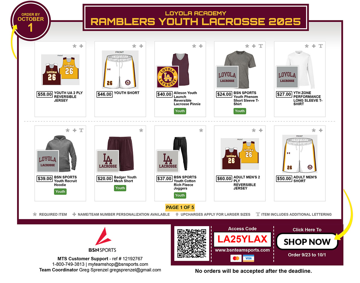 Teams - Loyola Lacrosse